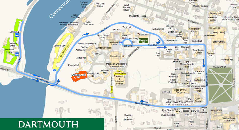 Tuck School of Business | Visitor Logistics